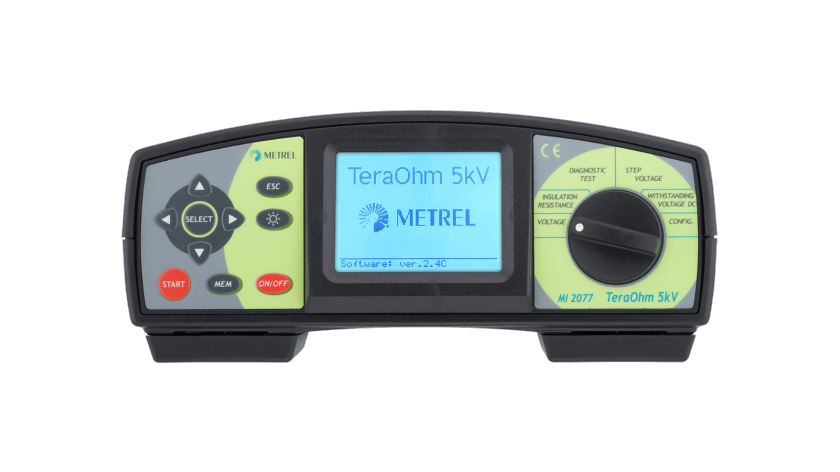 Metrel MI 2077 Earth Tester / Insulation Tester, TeraOhm 5kV Calibration